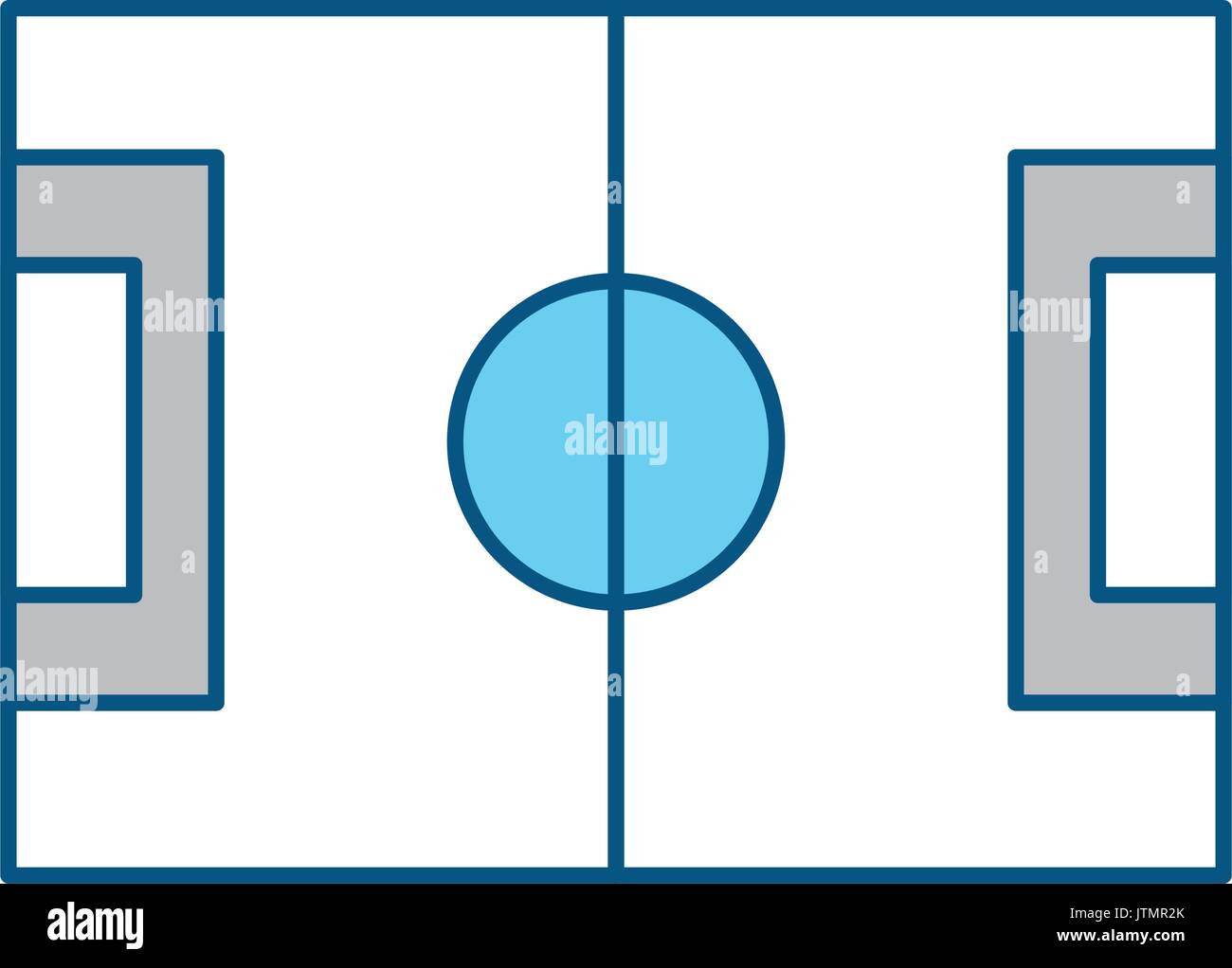 Soccer field symbol Stock Vector Image & Art - Alamy