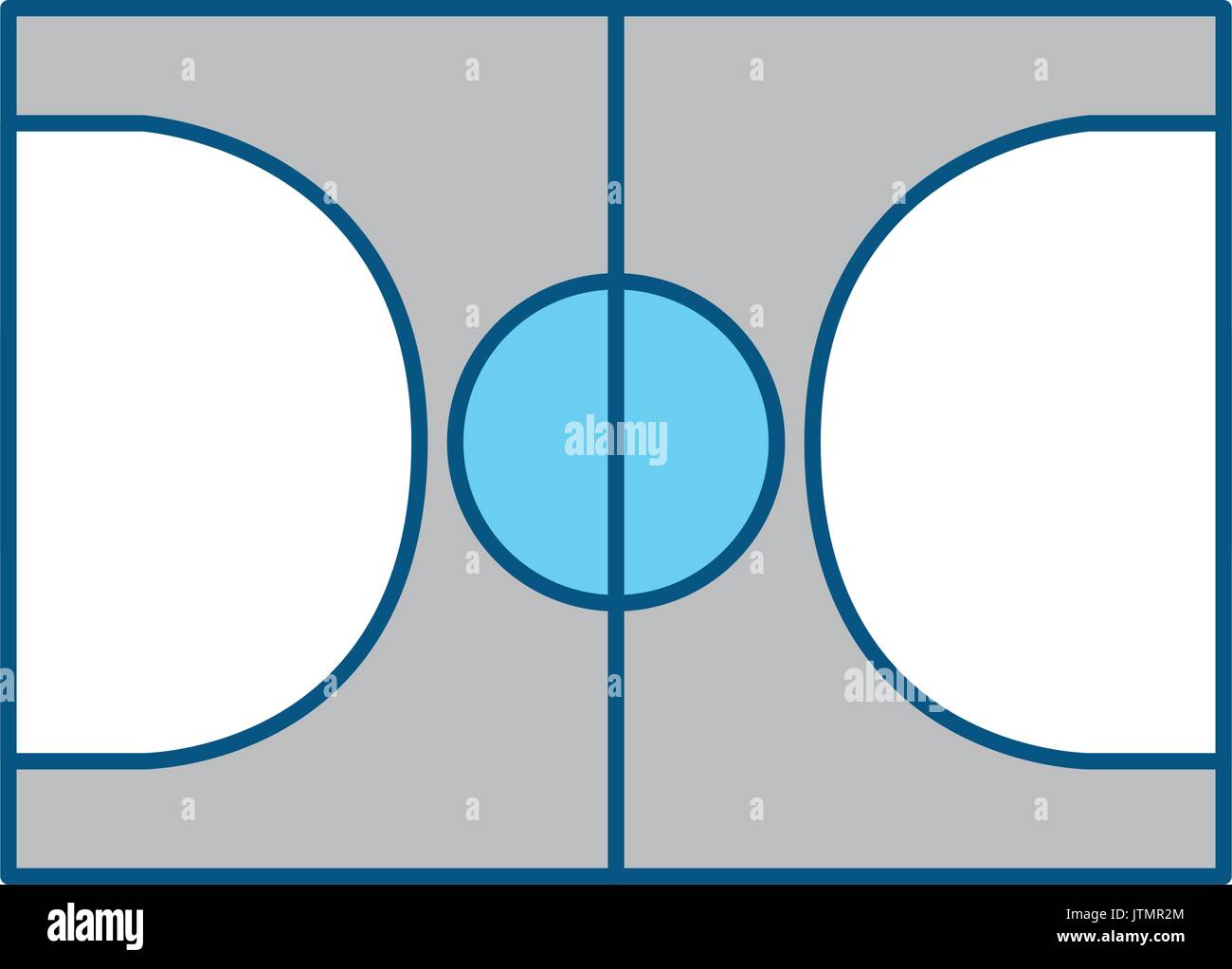 Basketball field symbol Stock Vector Image & Art - Alamy