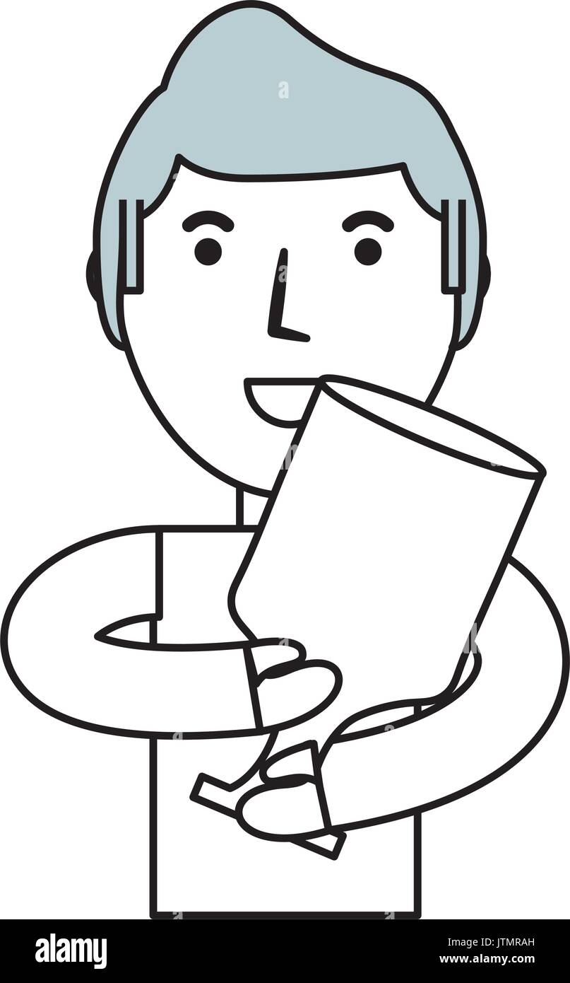 Man with trophy cup cartoon Stock Vector Image & Art - Alamy