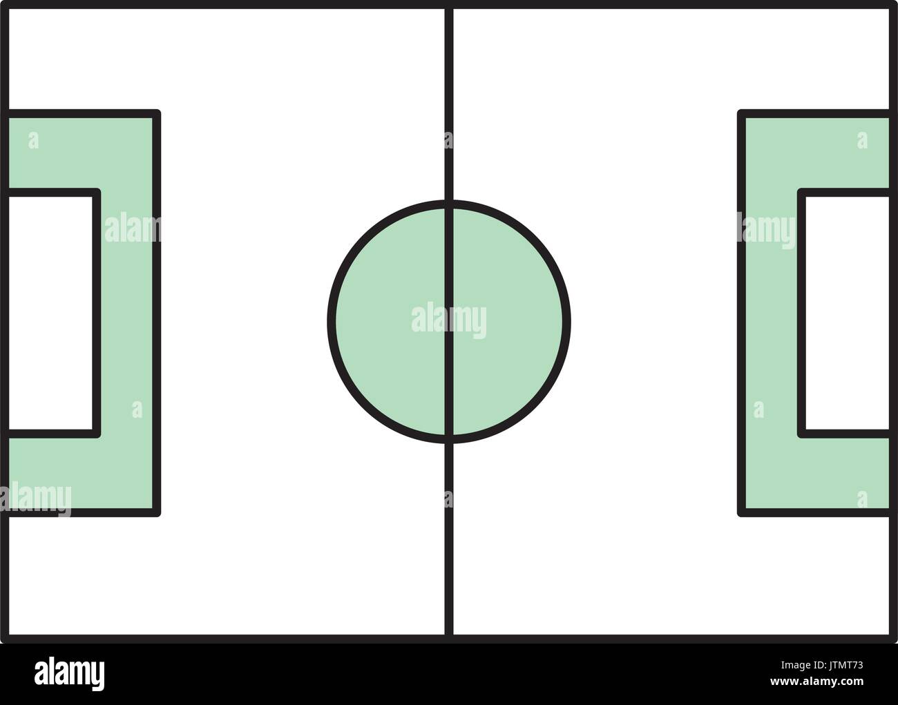 Soccer field symbol Stock Vector Image & Art - Alamy