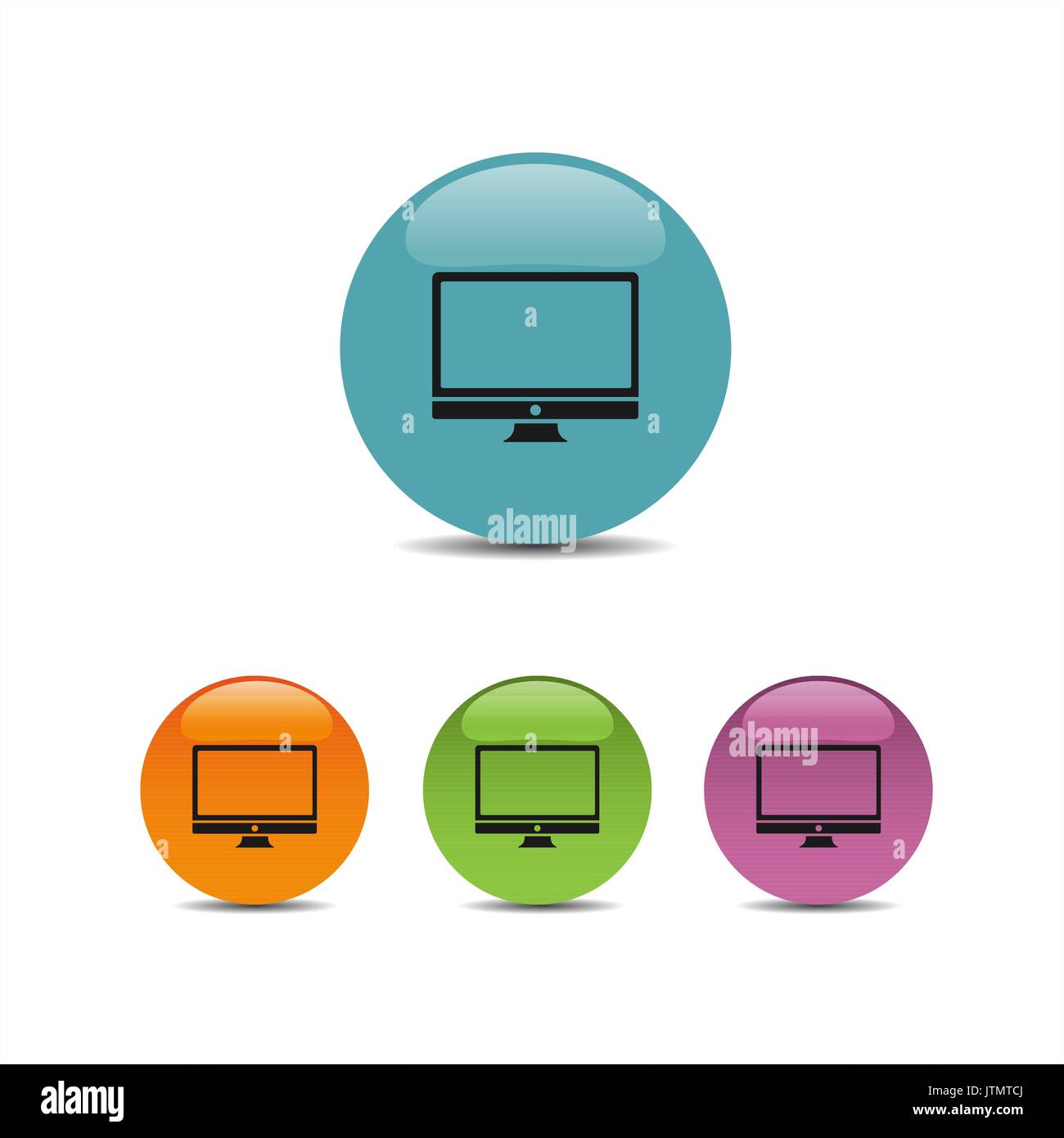 Buttons desktop background Stock Vector Images - Alamy