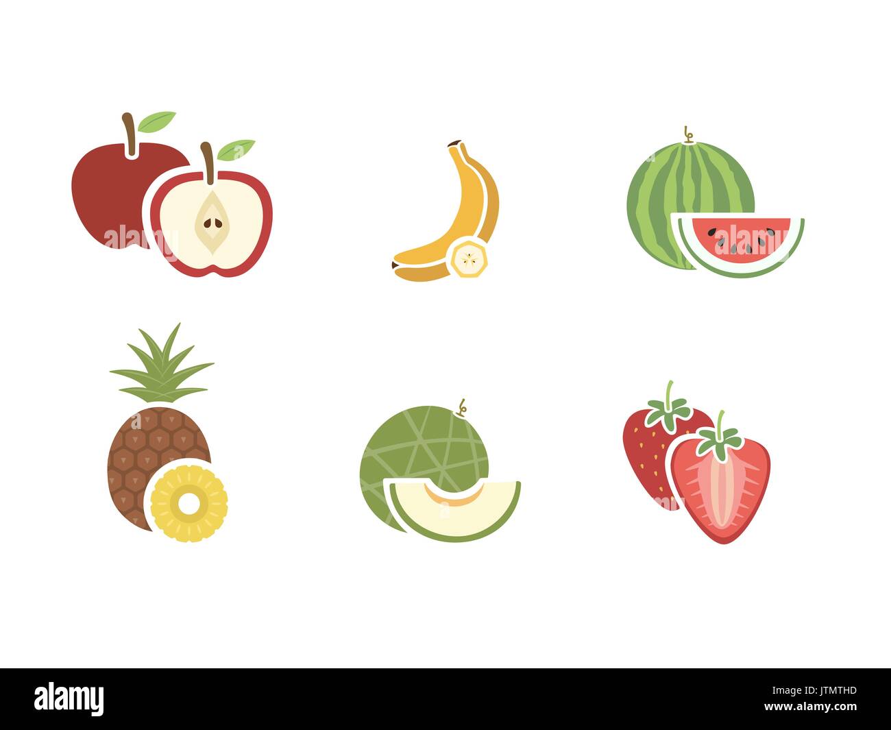 Fruits shop on food Stock Vector Images - Alamy