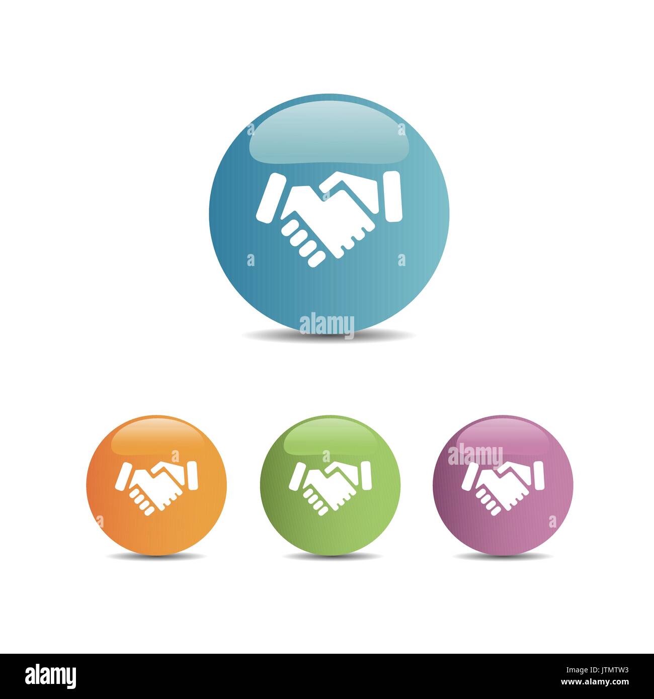 Handshake pictogram symbol icon vector hi-res stock photography and ...
