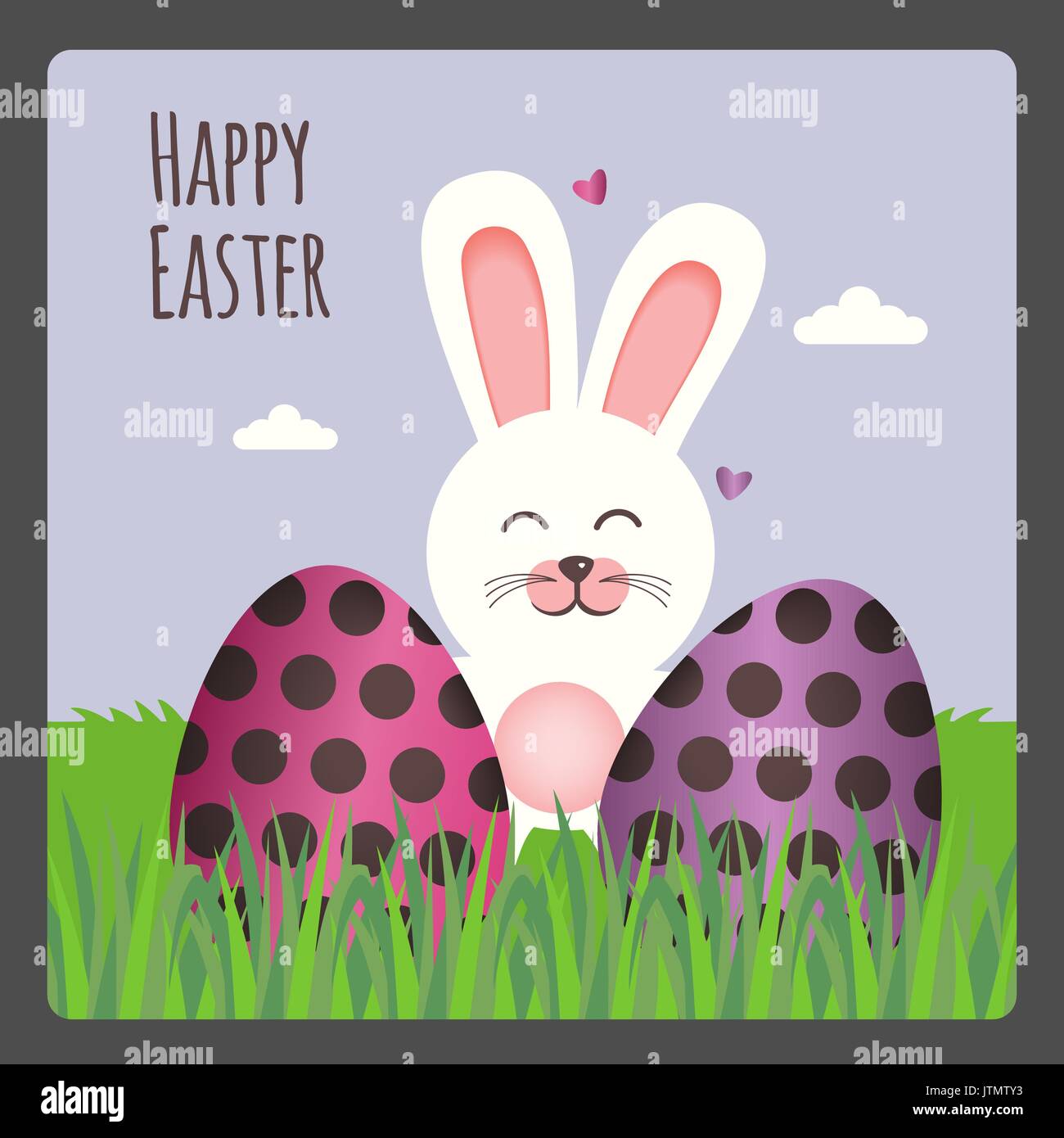Easter bunny selfie Stock Vector Images - Alamy