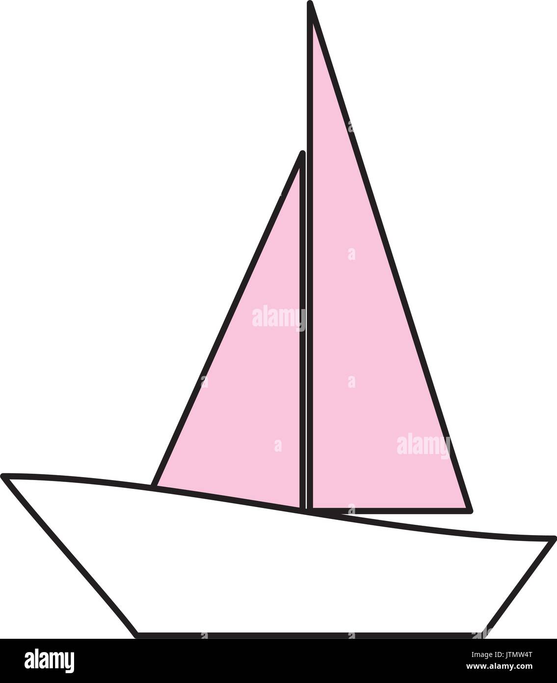 Sail boat symbol Stock Vector Image & Art - Alamy