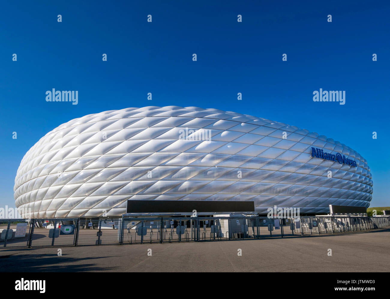 Famous football stadium Allianz Arena in Munich, Bavaria, Germany ...