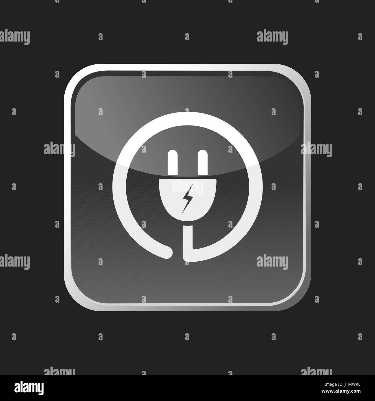 Power Socket Symbol Black and White Stock Photos & Images - Alamy