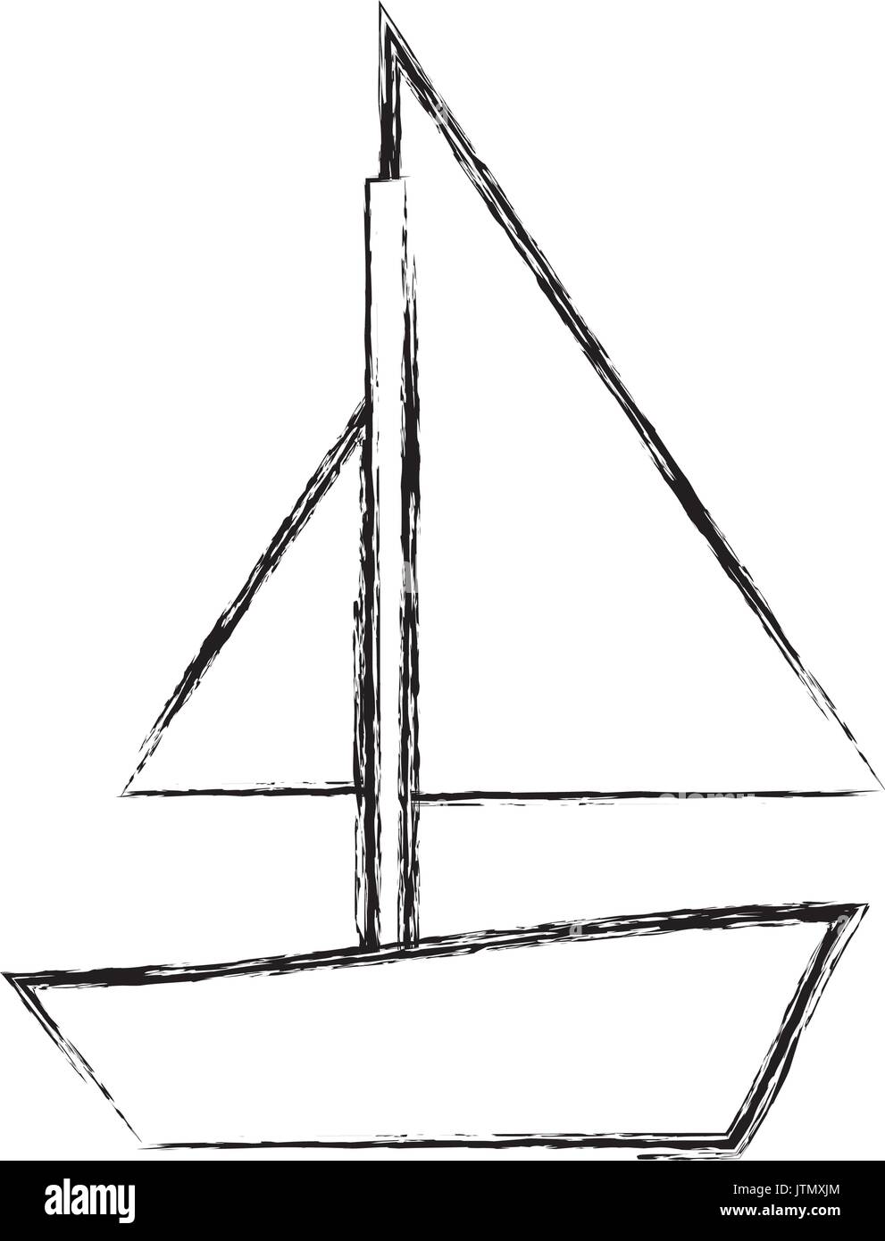 Sail boat symbol Stock Vector Image & Art - Alamy