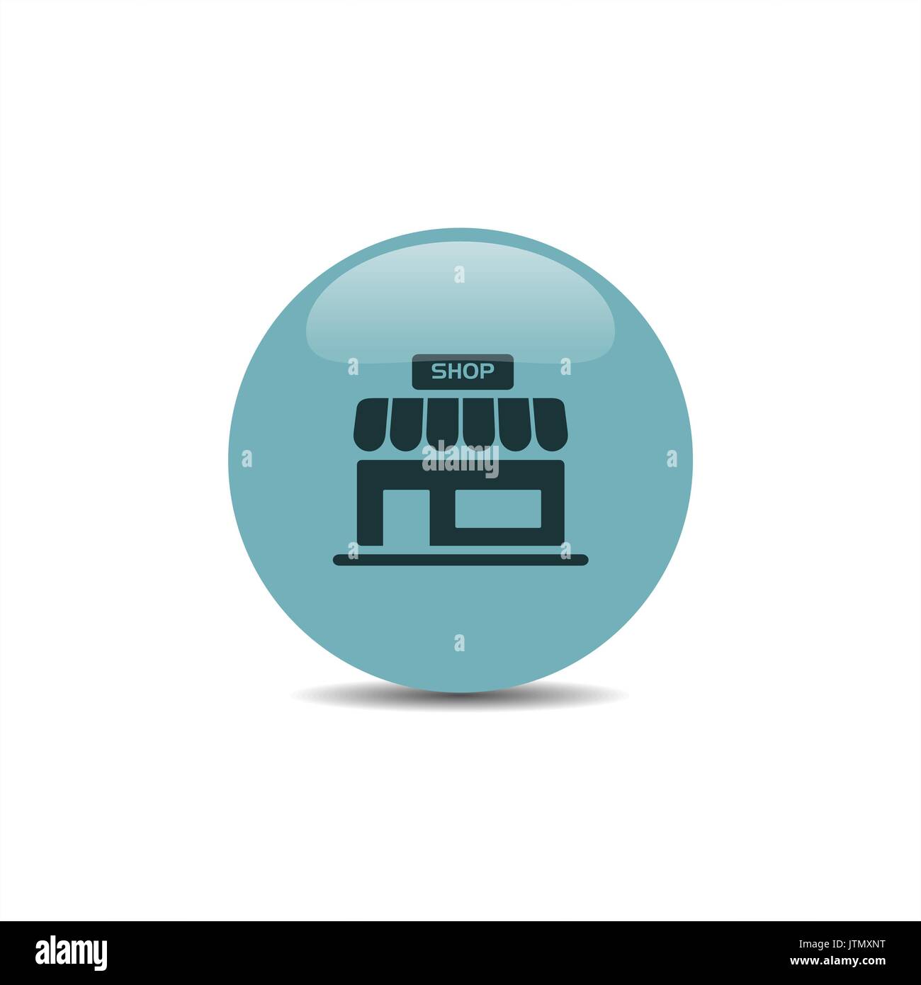 Blue store window Cut Out Stock Images & Pictures - Alamy