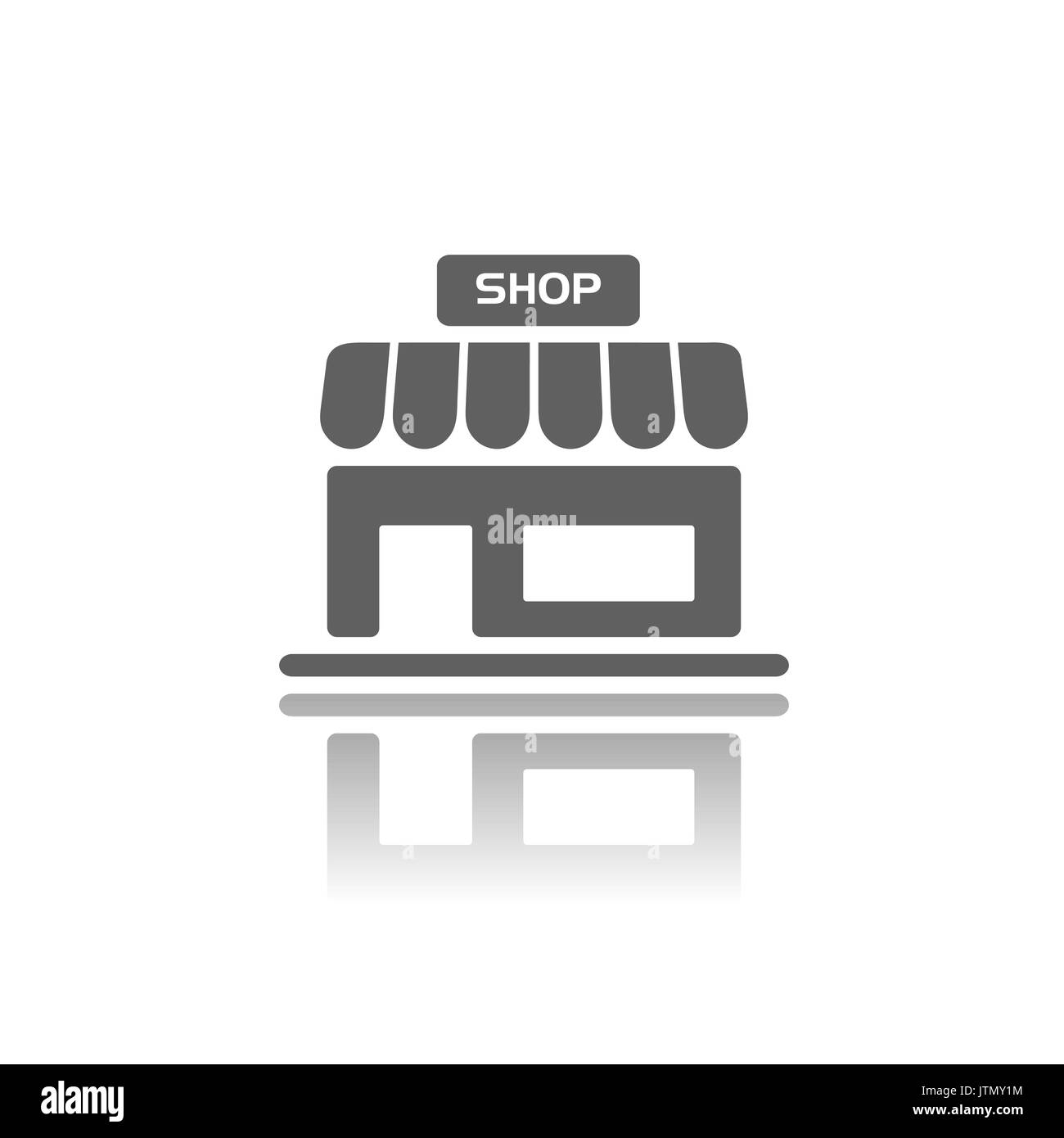Storefront vector vectors Black and White Stock Photos & Images - Alamy