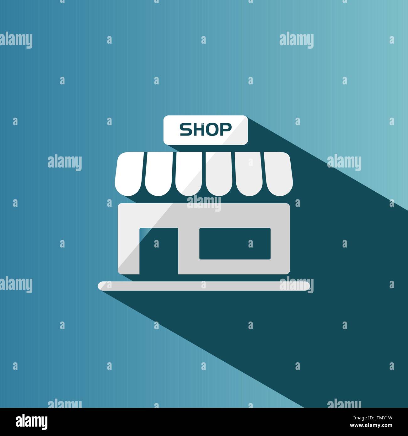 Blue shop front Stock Vector Images - Alamy