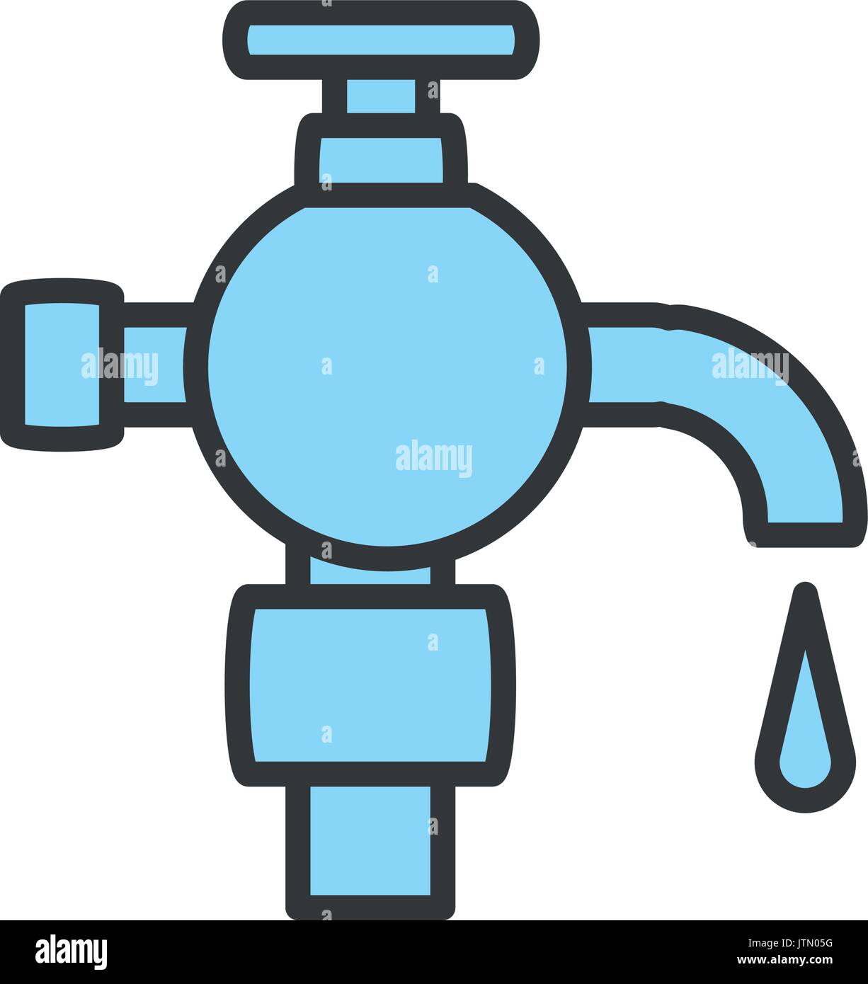 pipe plumbing symbol Stock Vector Image & Art - Alamy