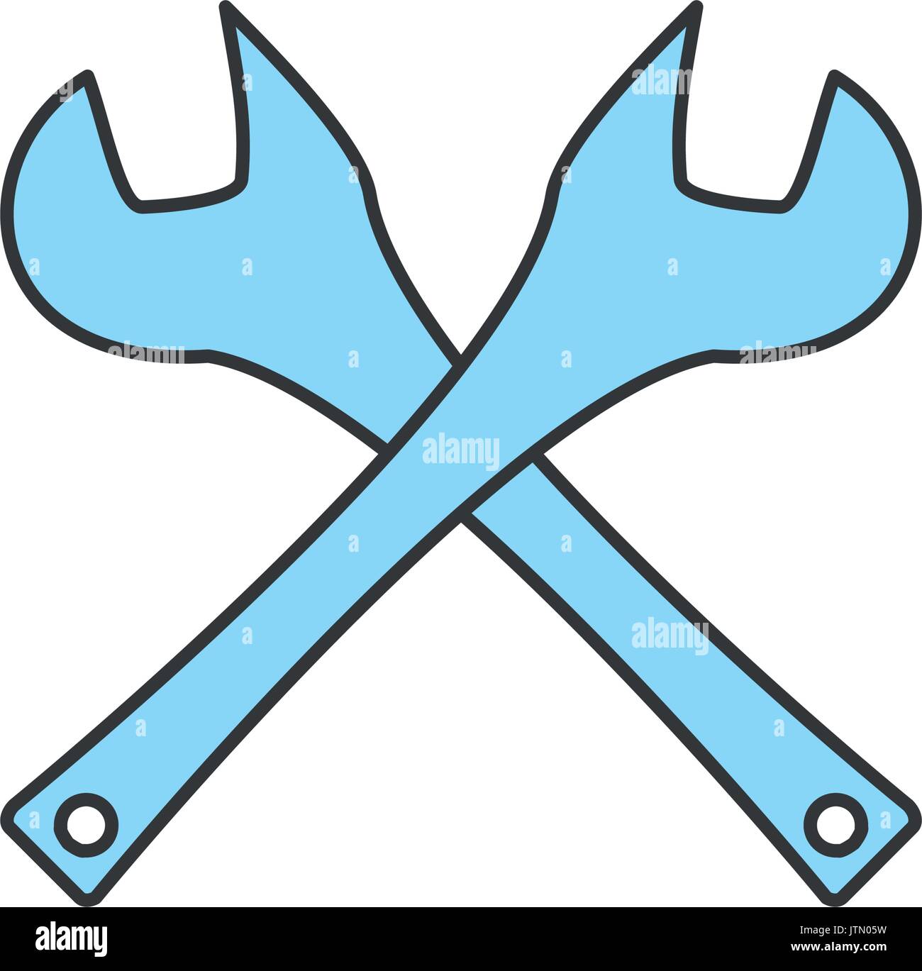 Plumbing wrench isolated Stock Vector Image & Art - Alamy