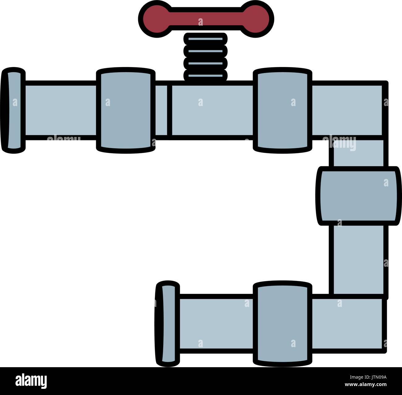 pipe plumbing symbol Stock Vector Image & Art - Alamy