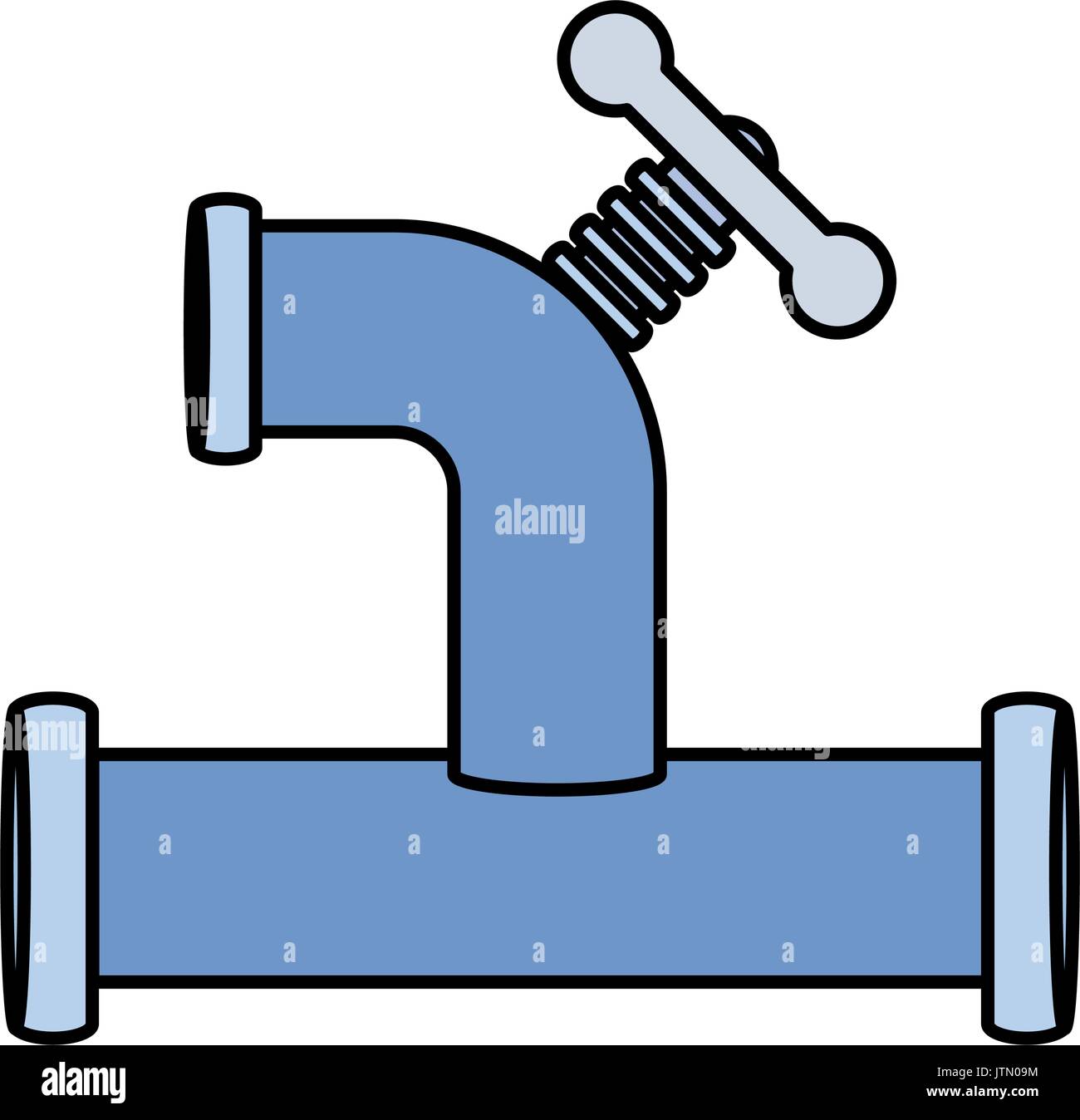 pipe plumbing symbol Stock Vector Image & Art - Alamy