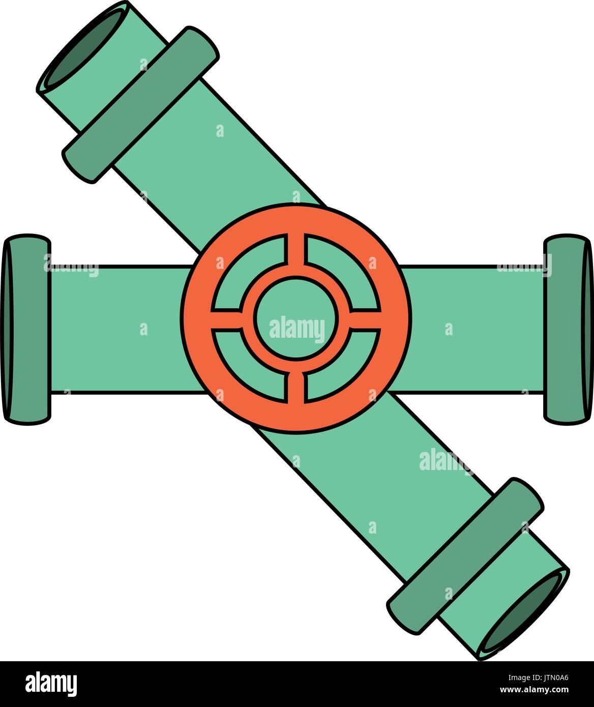 pipe plumbing symbol Stock Vector Image & Art - Alamy