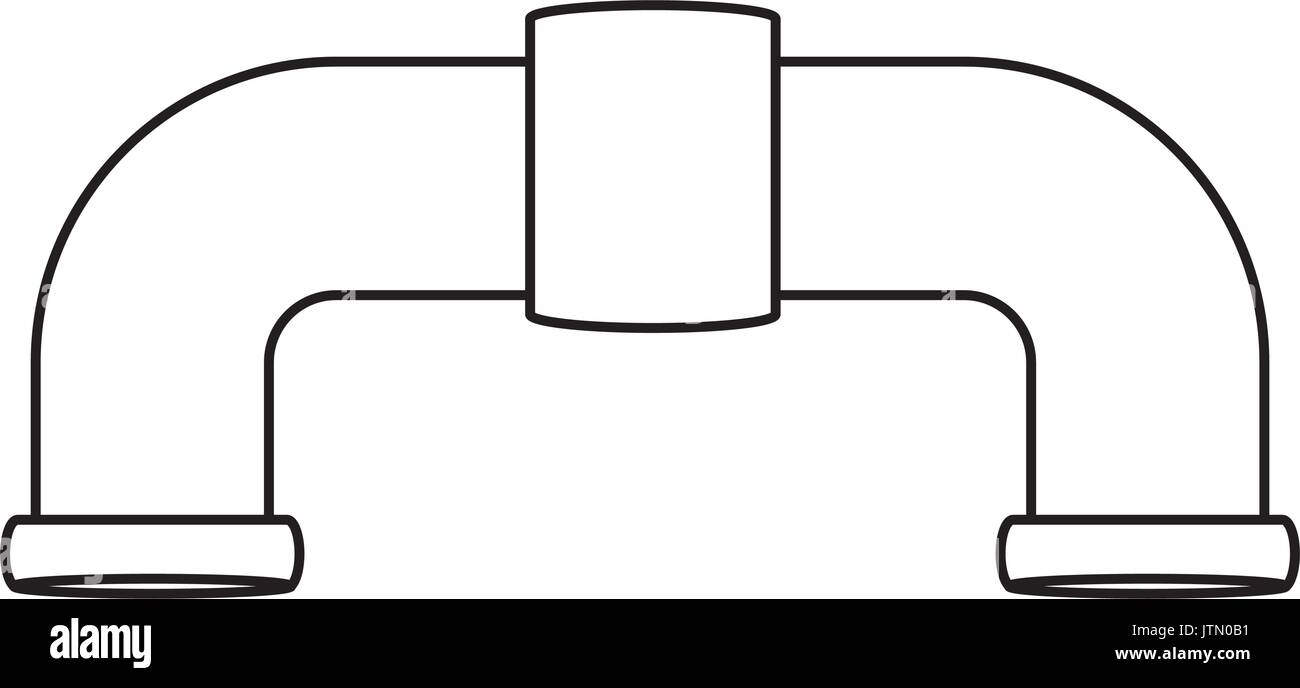 pipe plumbing symbol Stock Vector Image & Art - Alamy