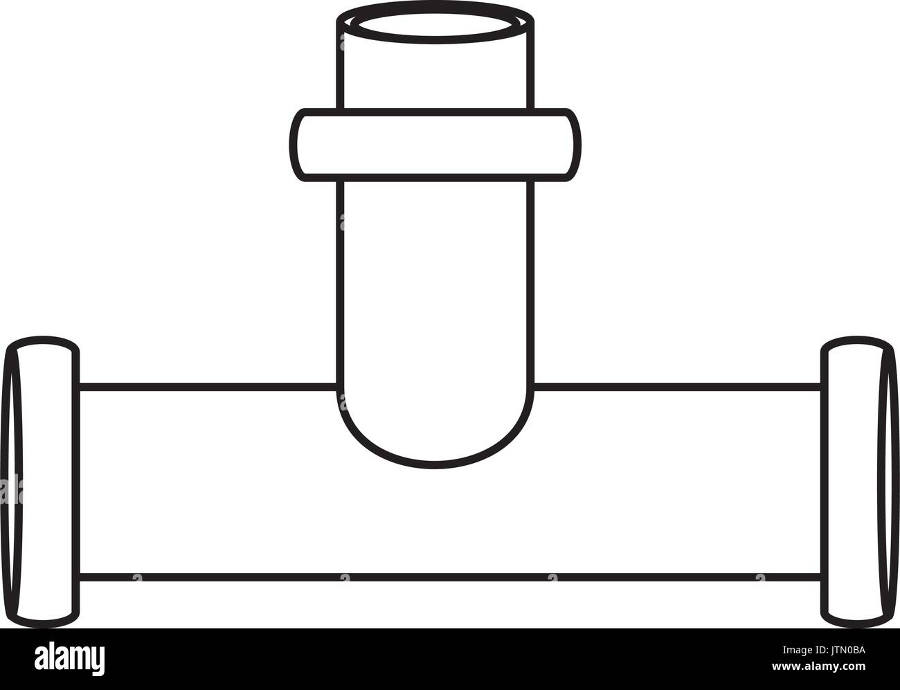 pipe plumbing symbol Stock Vector Image & Art - Alamy