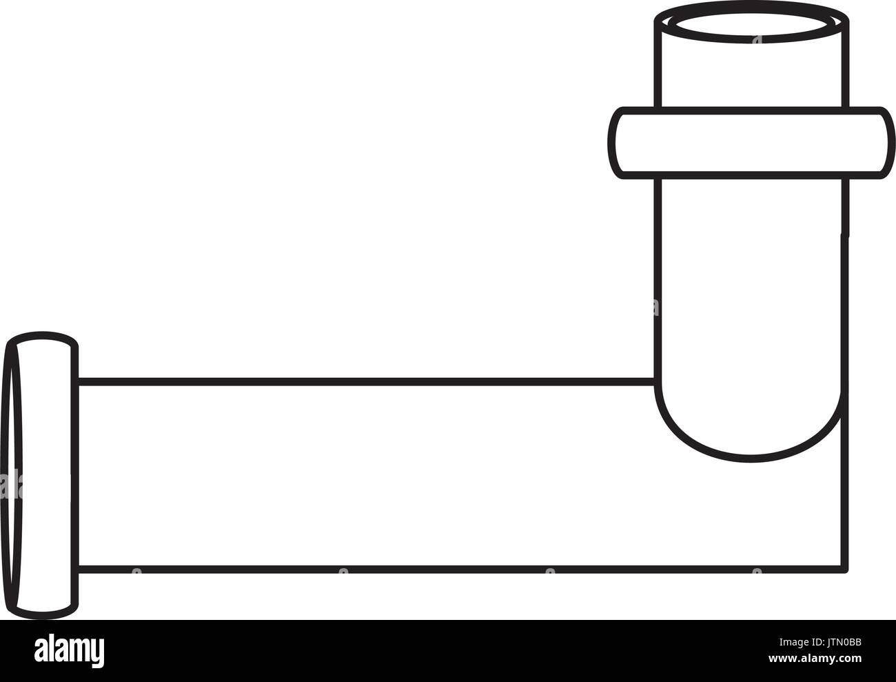 pipe plumbing symbol Stock Vector Image & Art - Alamy
