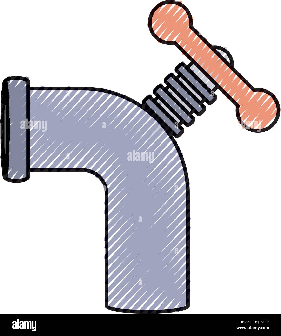 pipe plumbing symbol Stock Vector Image & Art - Alamy