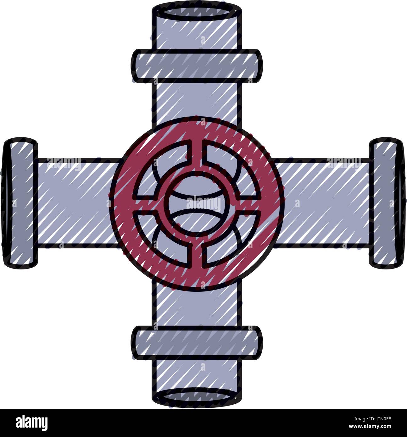 pipe plumbing symbol Stock Vector Image & Art - Alamy