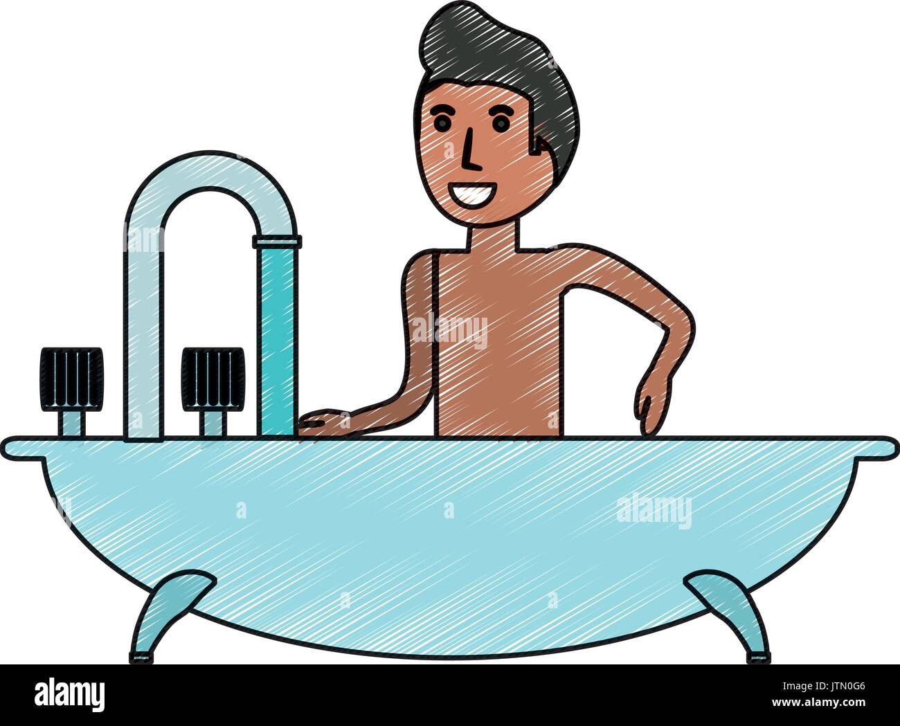 Bath symbol isolated Stock Vector Image & Art - Alamy