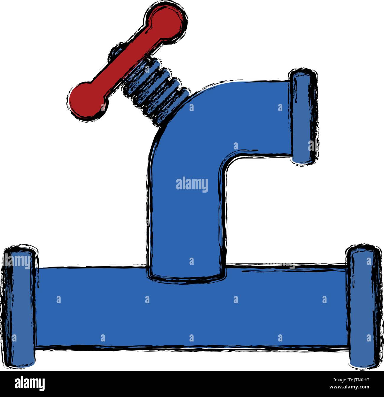 pipe plumbing symbol Stock Vector Image & Art - Alamy