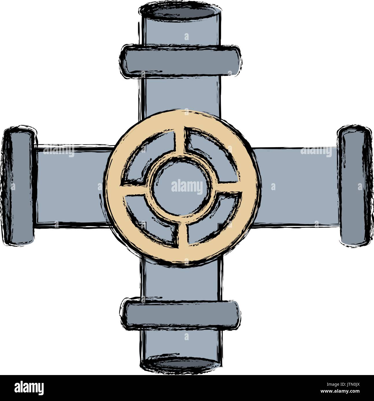 pipe plumbing symbol Stock Vector Image & Art - Alamy