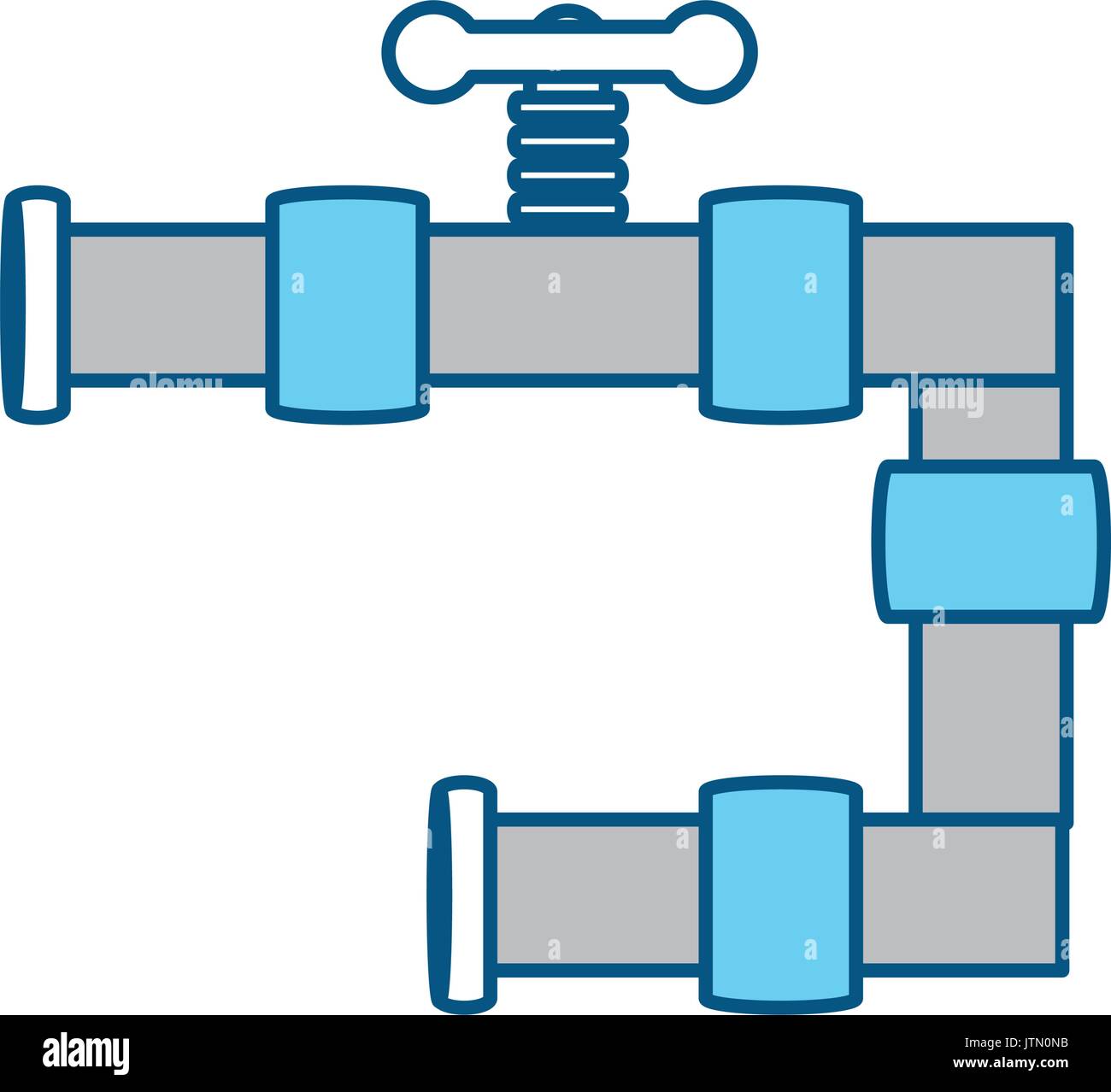 pipe plumbing symbol Stock Vector Image & Art - Alamy