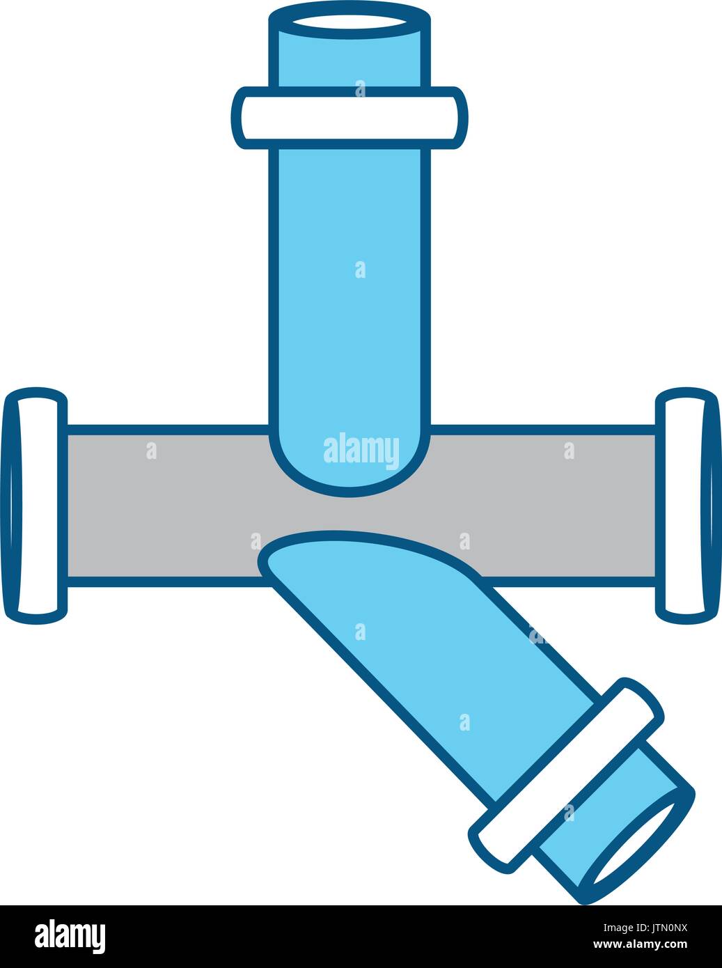 pipe plumbing symbol Stock Vector Image & Art - Alamy