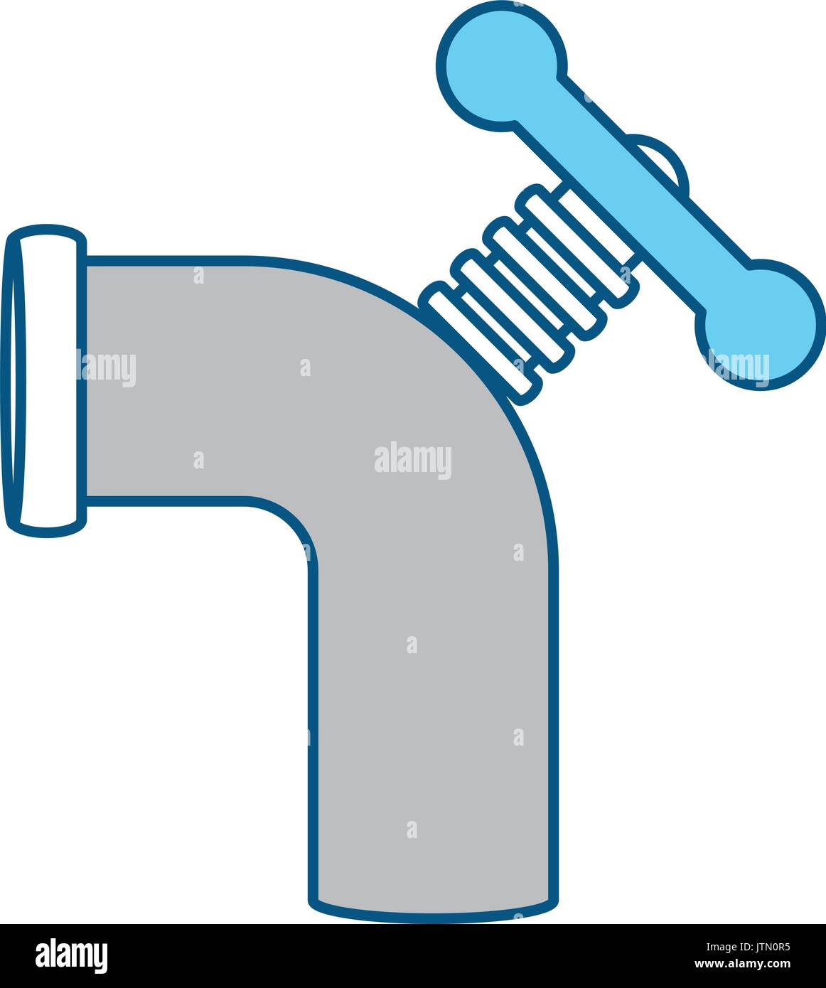 pipe plumbing symbol Stock Vector Image & Art - Alamy