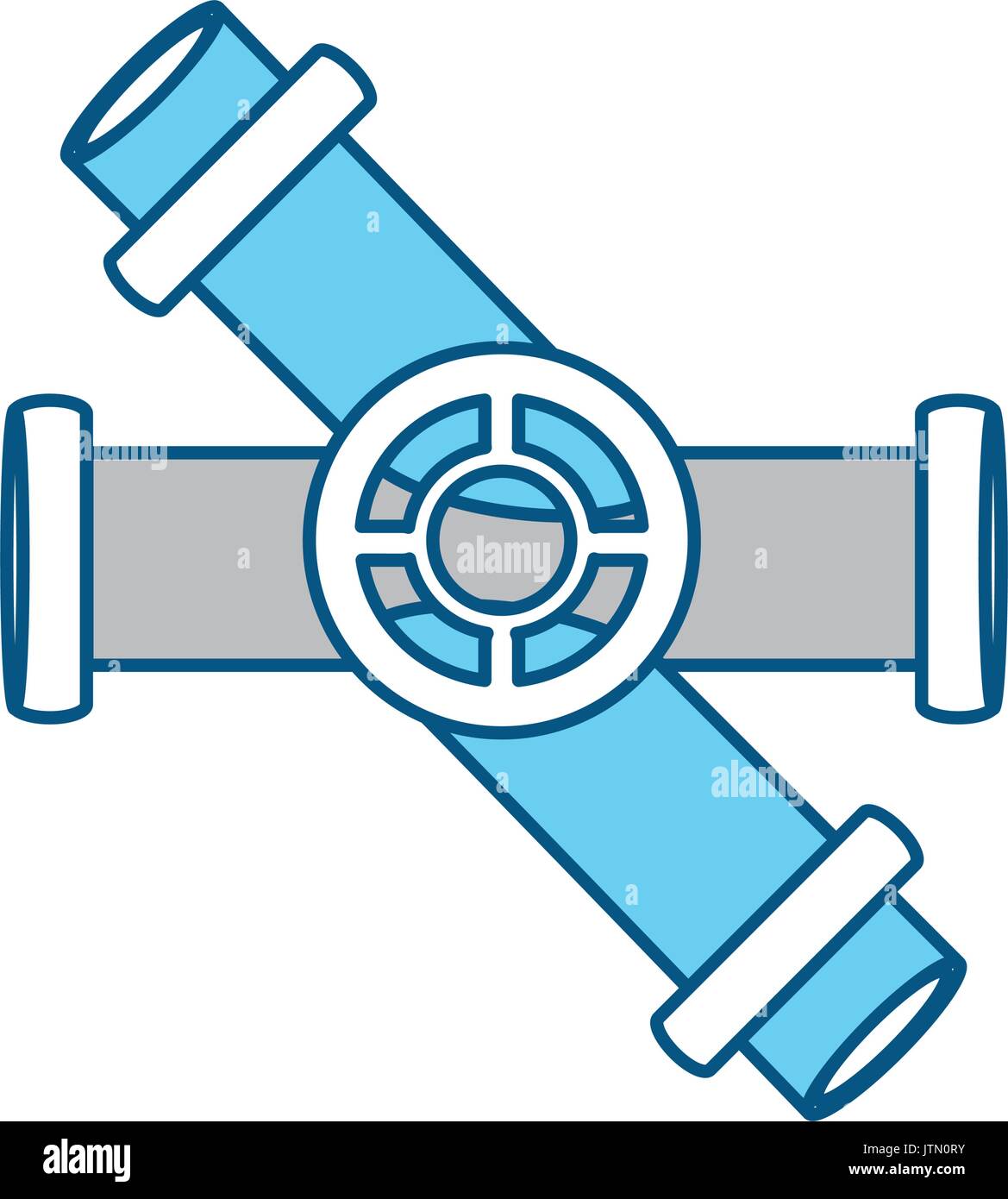 pipe plumbing symbol Stock Vector Image & Art - Alamy