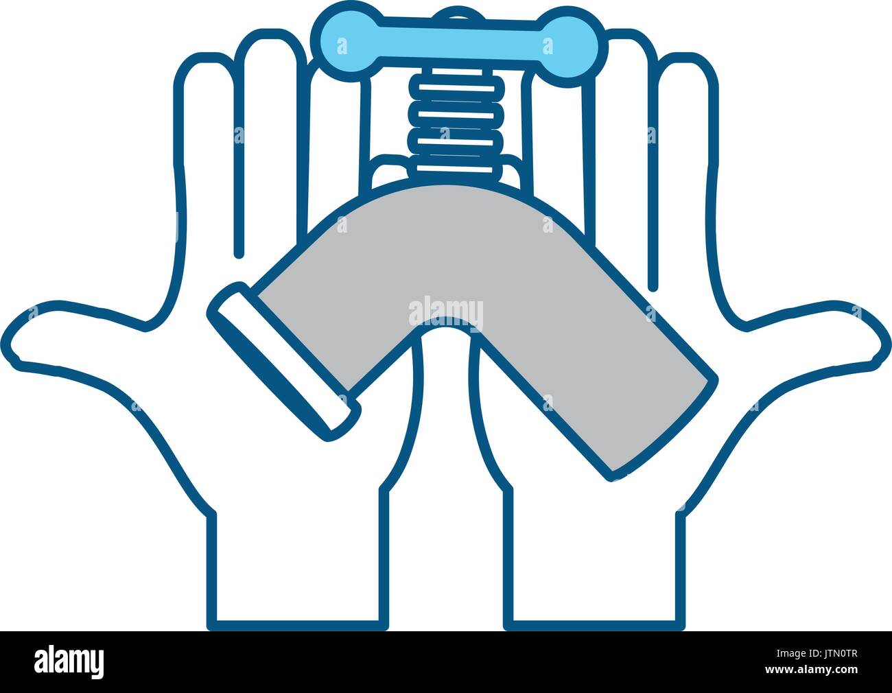 pipe plumbing symbol Stock Vector Image & Art - Alamy