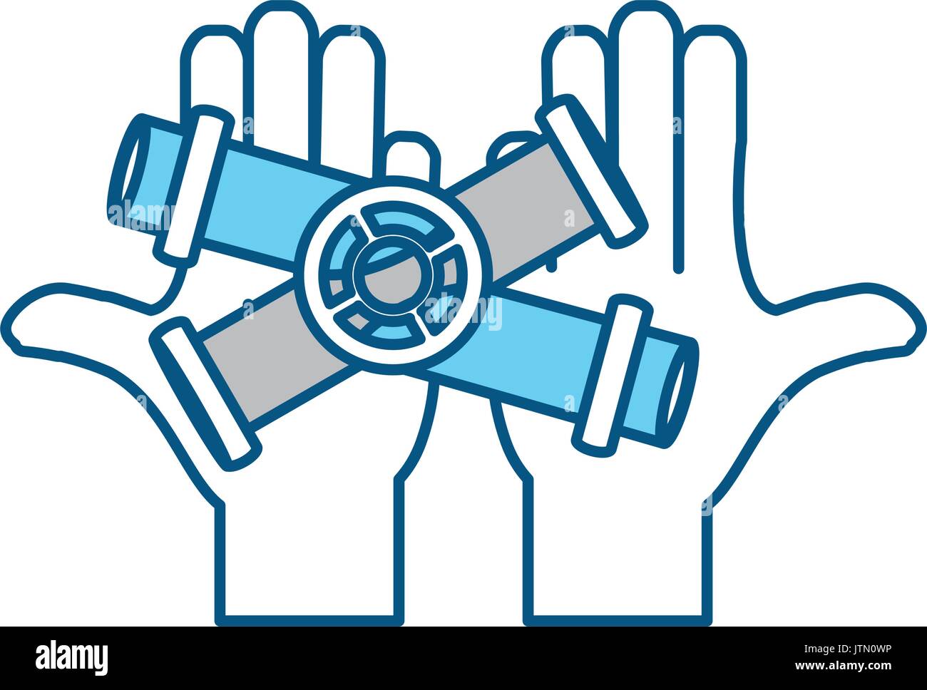 pipe plumbing symbol Stock Vector Image & Art - Alamy