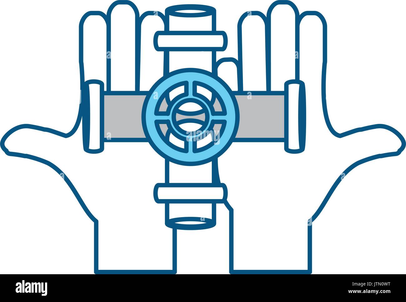 pipe plumbing symbol Stock Vector Image & Art - Alamy