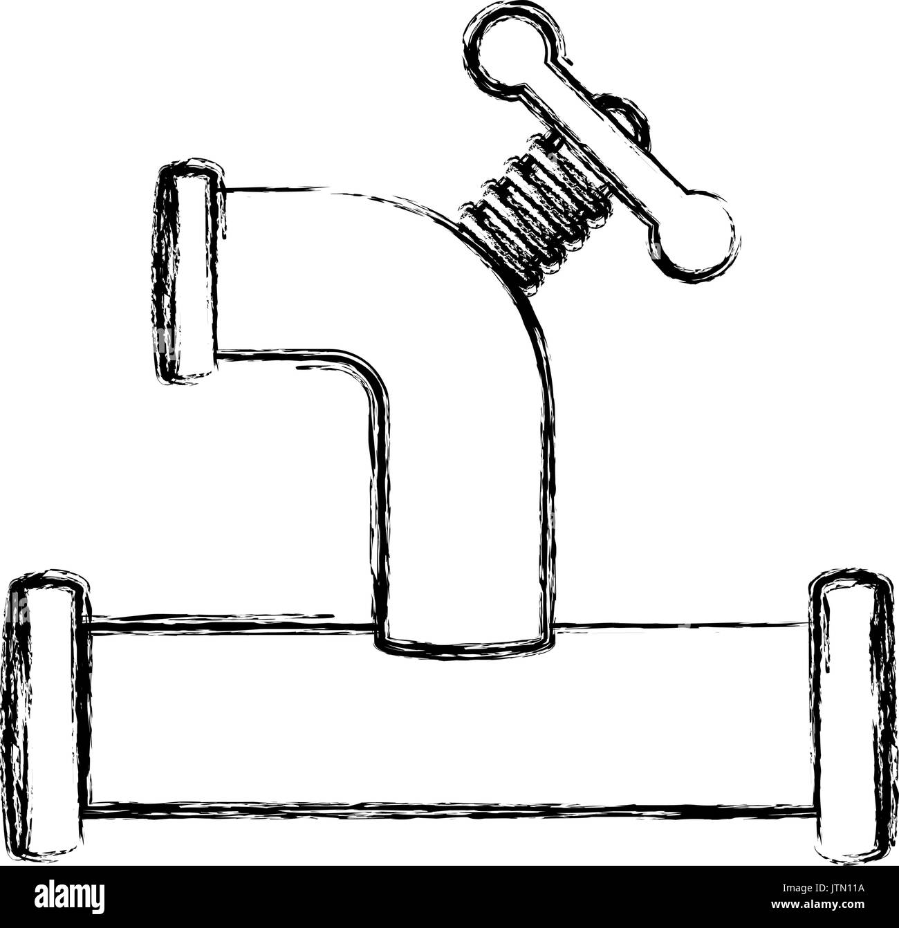 pipe plumbing symbol Stock Vector Image & Art - Alamy