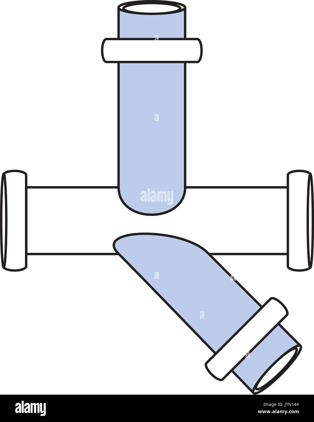 pipe plumbing symbol Stock Vector Image & Art - Alamy