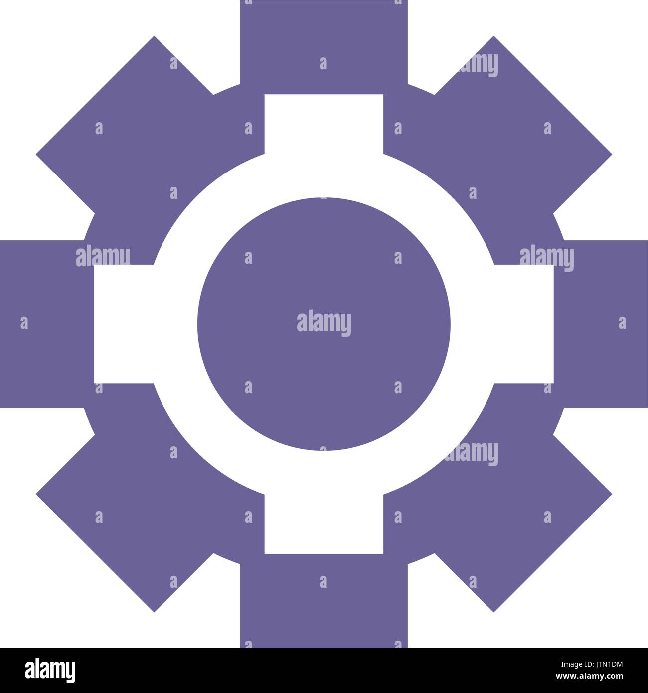 Gear machinery piece Stock Vector Image & Art - Alamy
