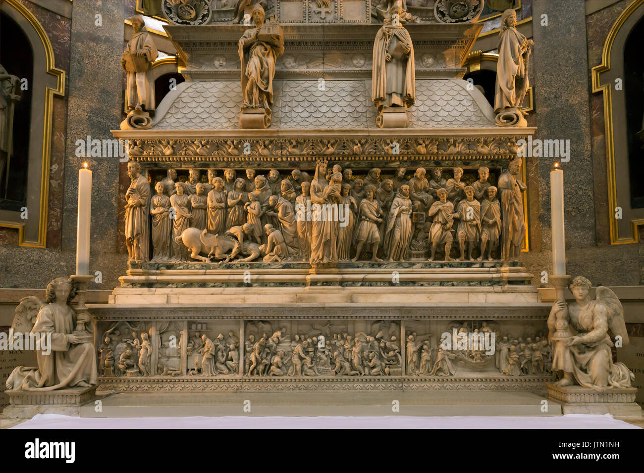 Nicola pisano saint dominic ark hi-res stock photography and images - Alamy