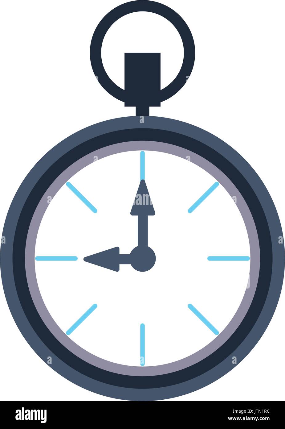 Clock time isolated Stock Vector Image & Art - Alamy