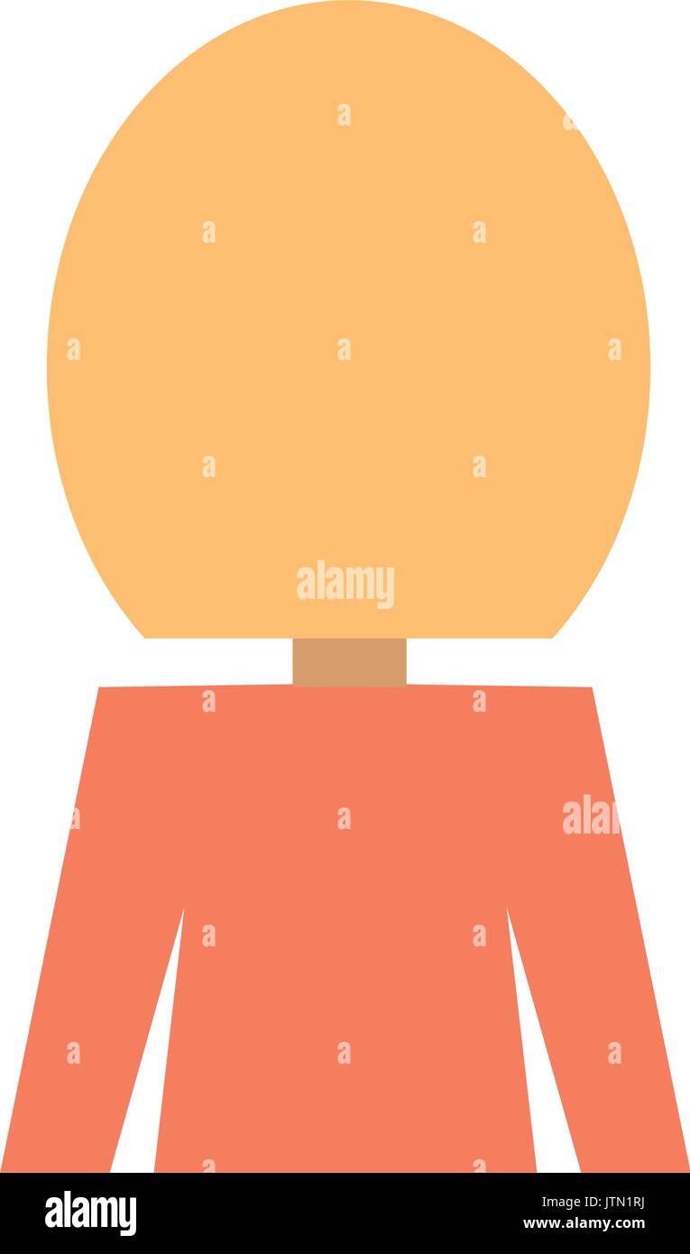 Woman back cartoon Stock Vector Image & Art - Alamy