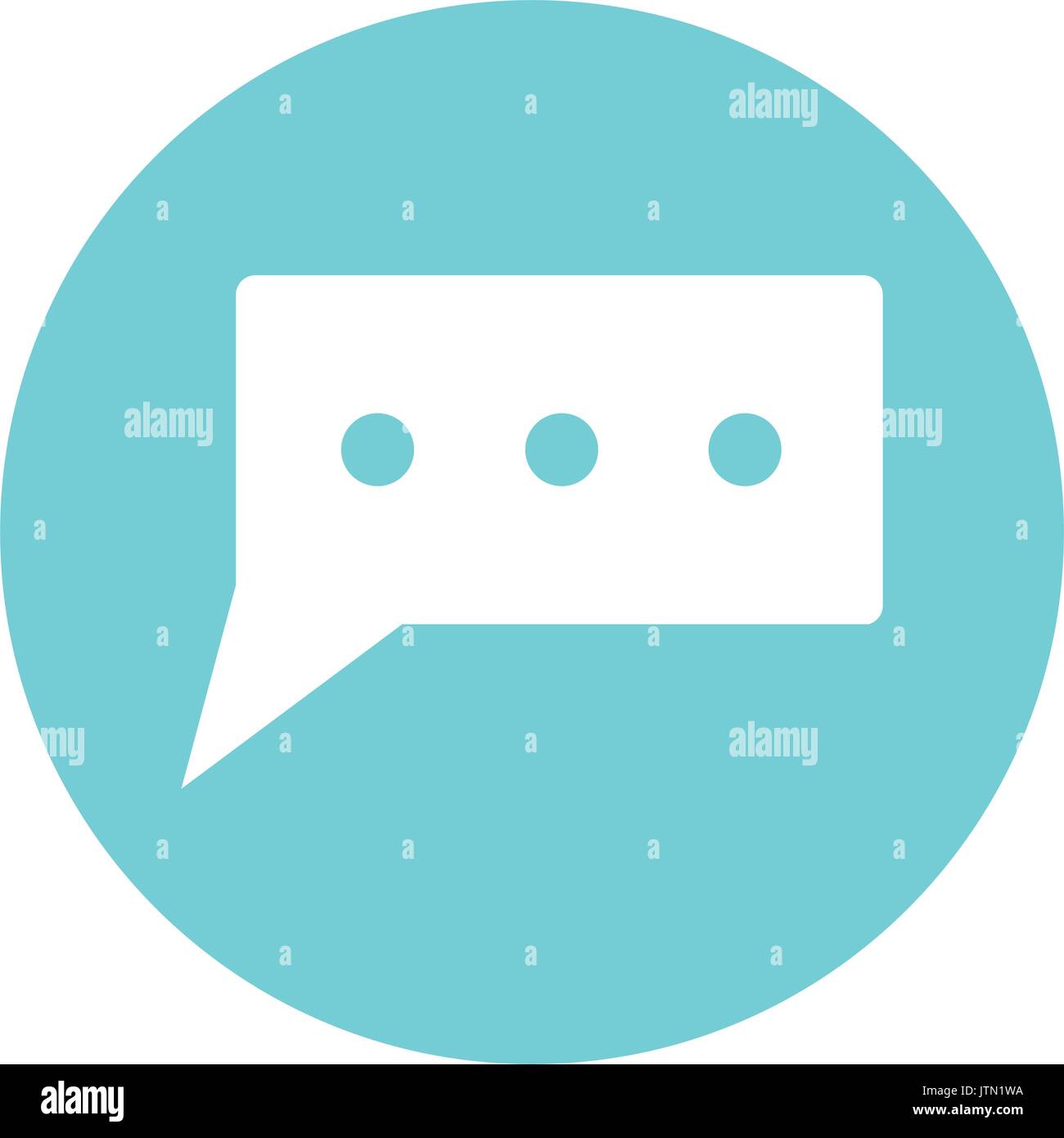 Chat bubble symbol Stock Vector Image & Art - Alamy