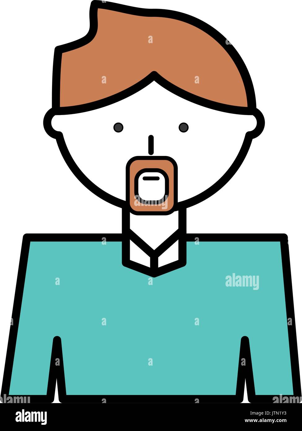 Man cartoon profile Stock Vector Image & Art - Alamy