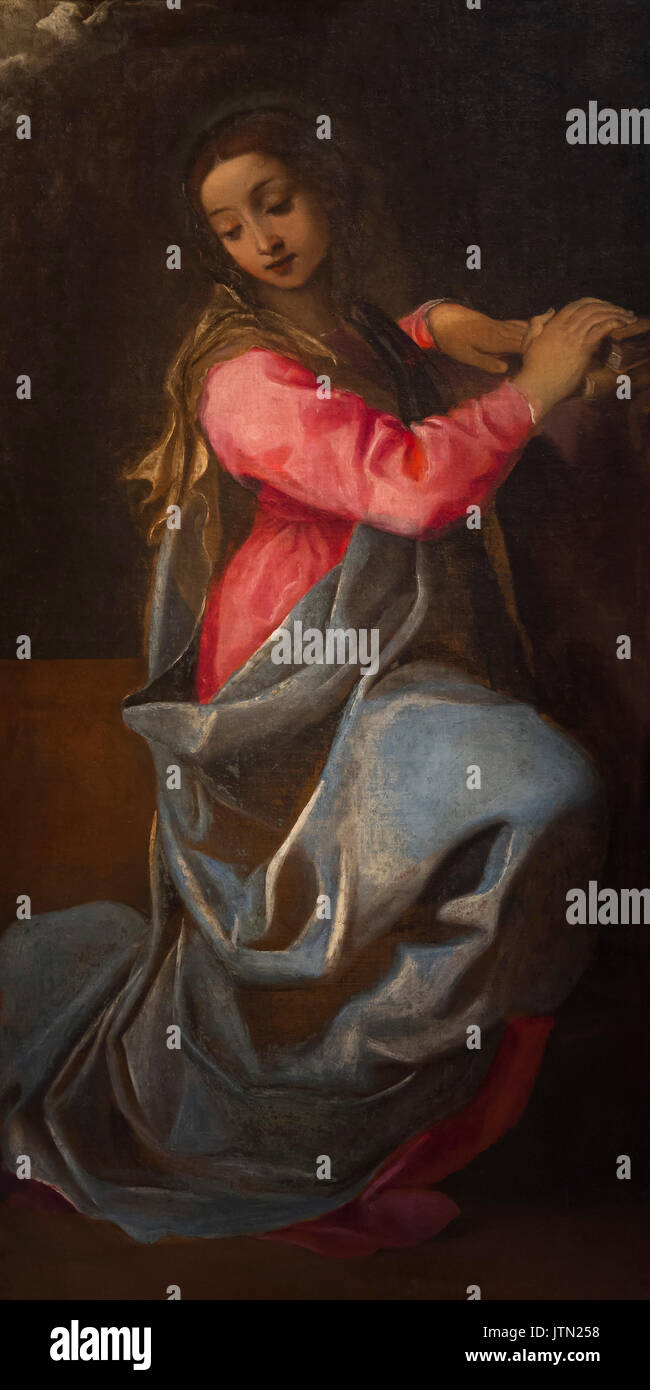 Annunciation of the Virgin, by Annibale Carracci, 1588, National Art ...
