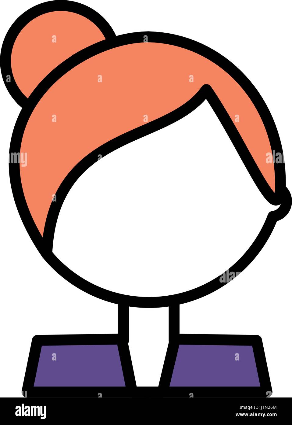 Woman profile cartoon Stock Vector Image & Art - Alamy