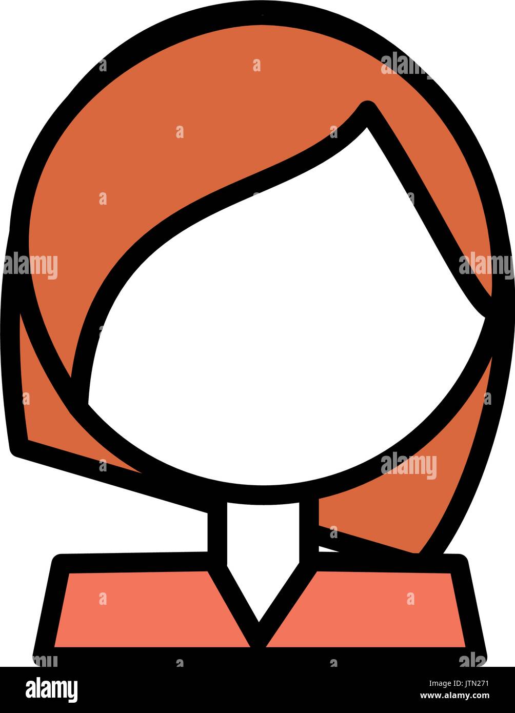 Woman profile cartoon Stock Vector Image & Art - Alamy