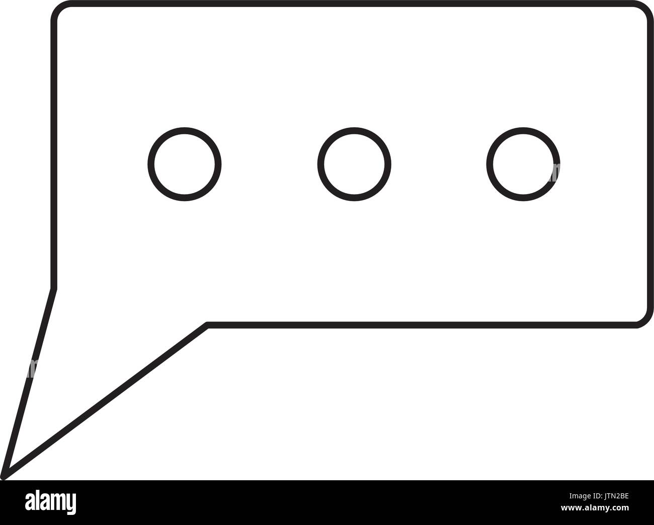 Chat bubble symbol Stock Vector Image & Art - Alamy