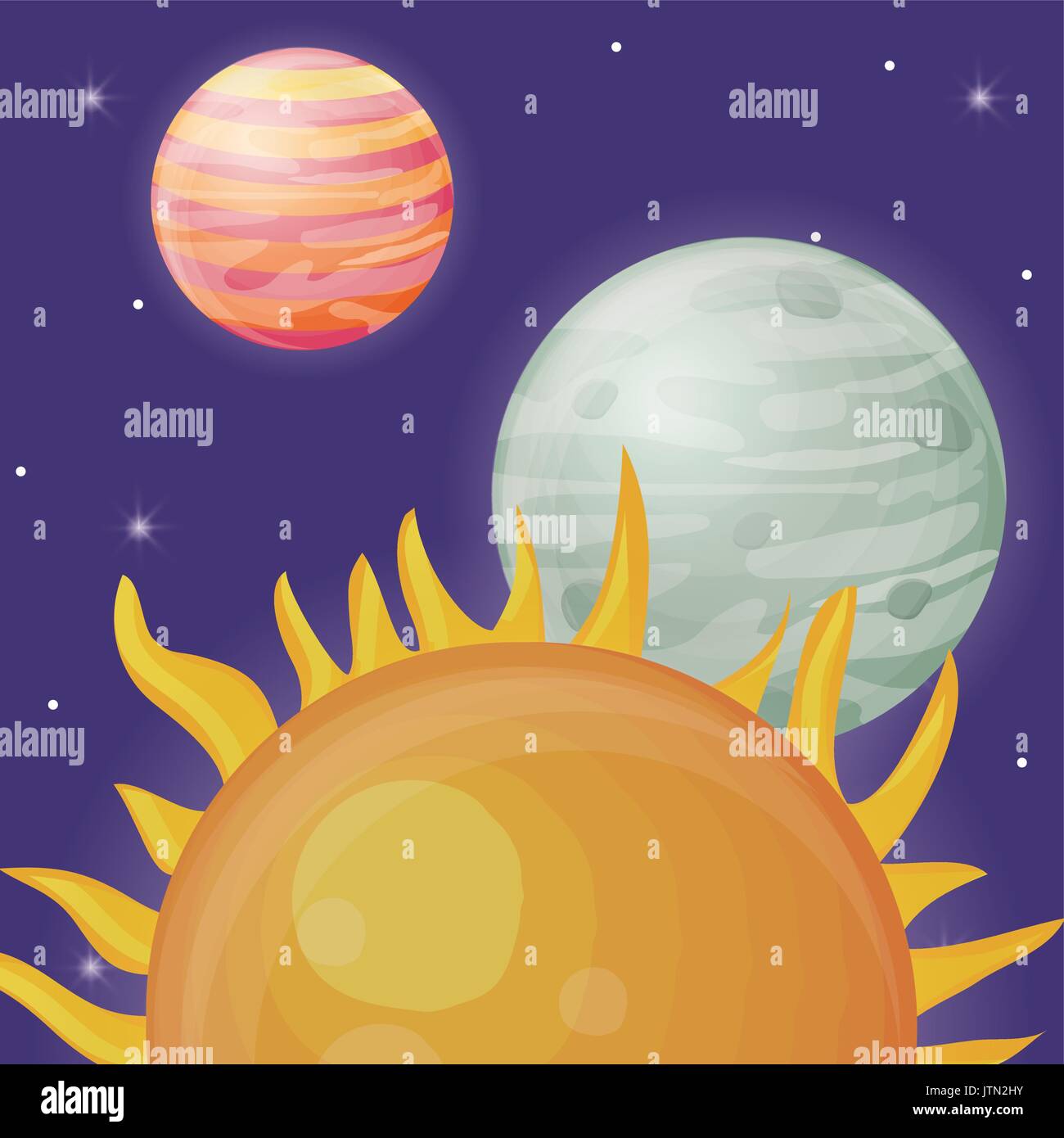 solar system design Stock Vector Image & Art - Alamy