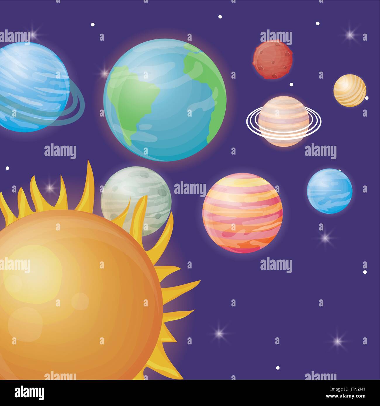 solar system design Stock Vector Image & Art - Alamy