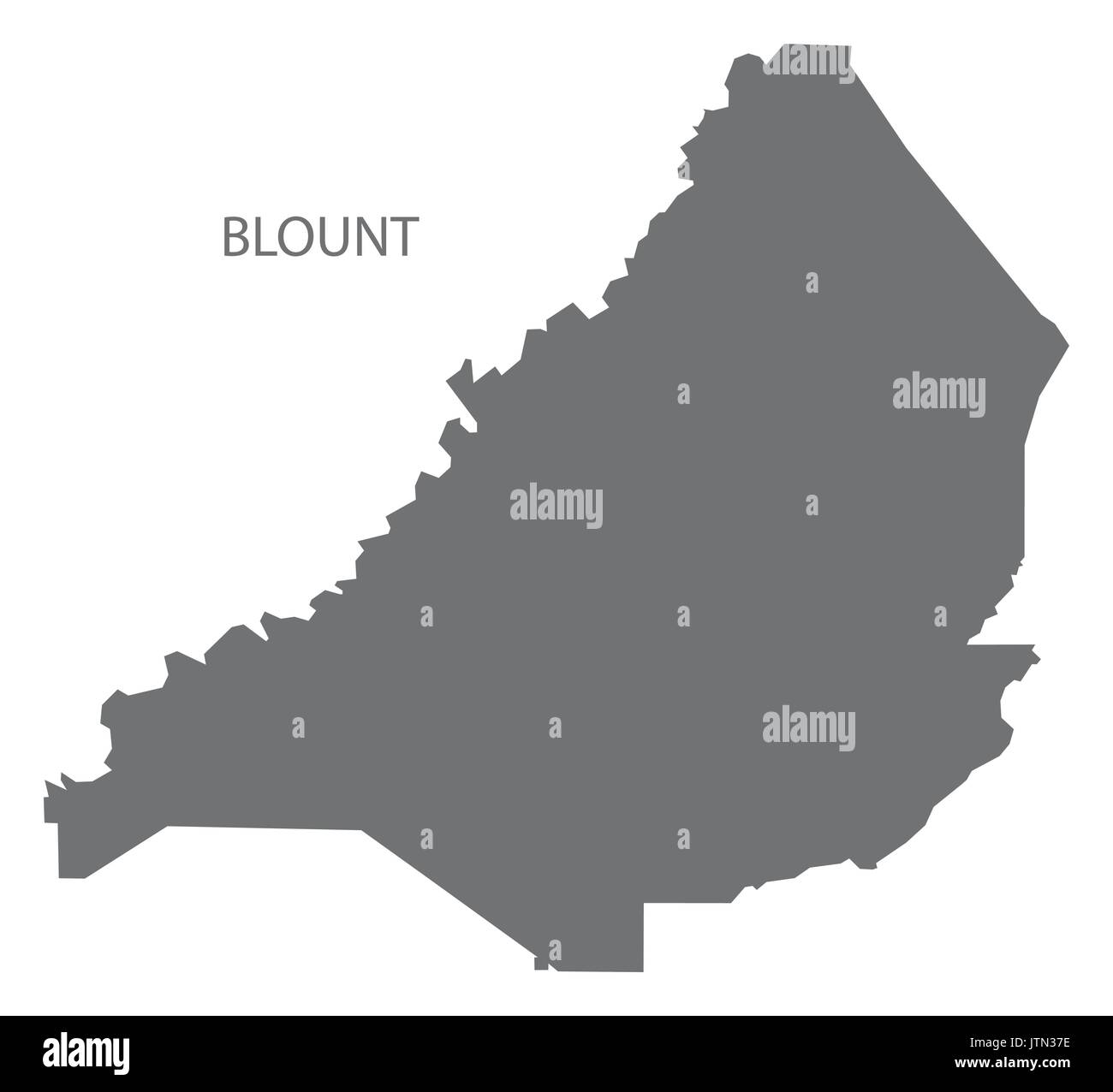 Blount county map Cut Out Stock Images & Pictures - Alamy